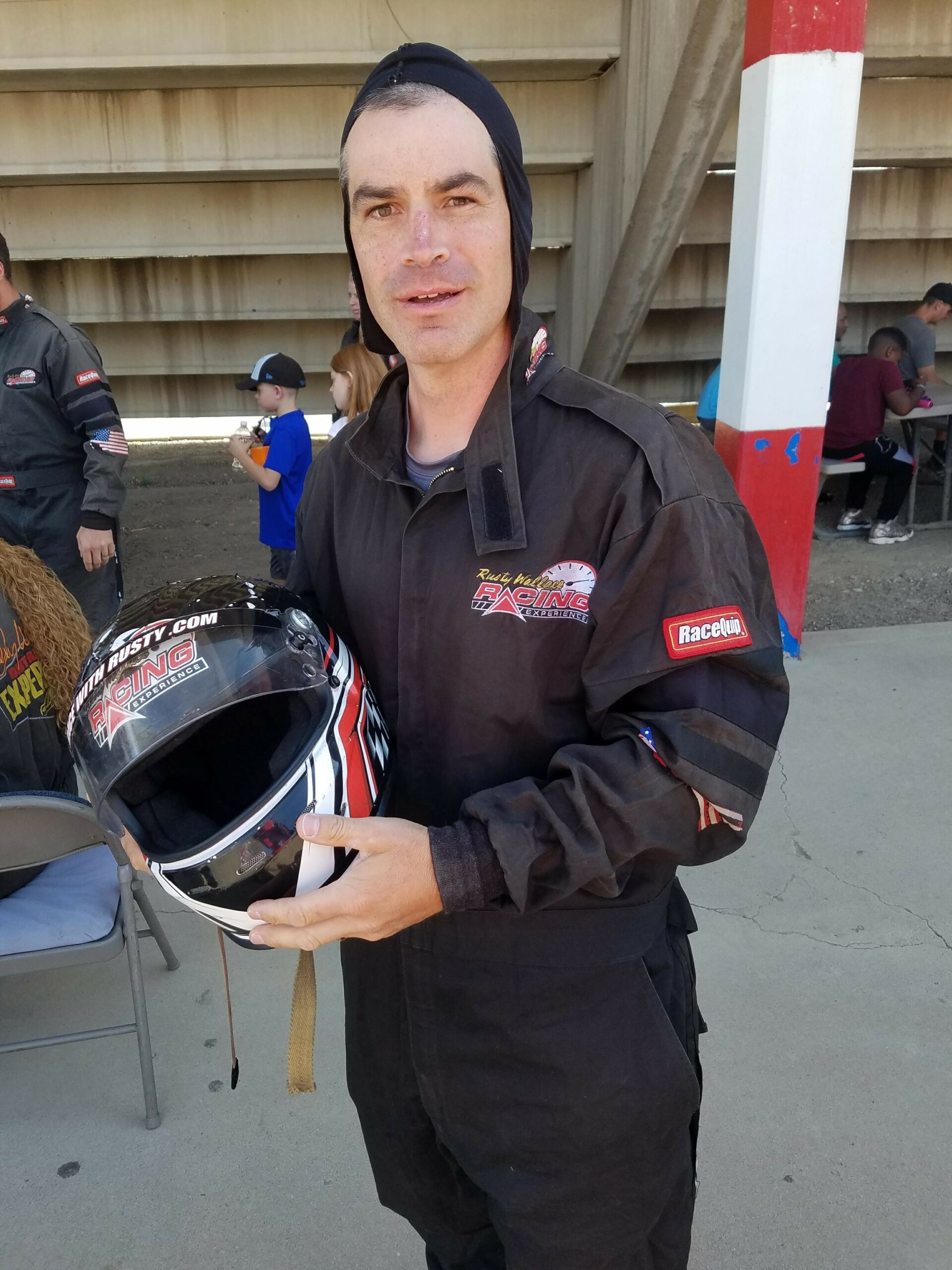 Getting Ready To Drive A Race Car - Montgomery & Steward